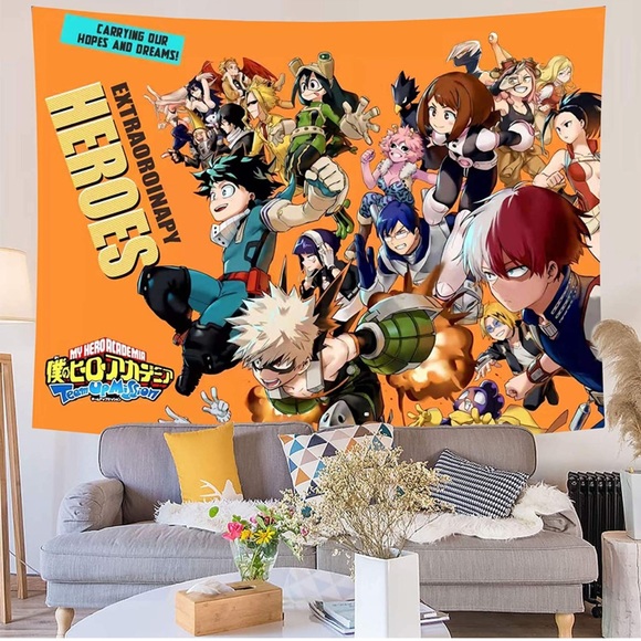 Wall Decor | My Hero Academia Postermy Hero Academia Tapestryanime ...